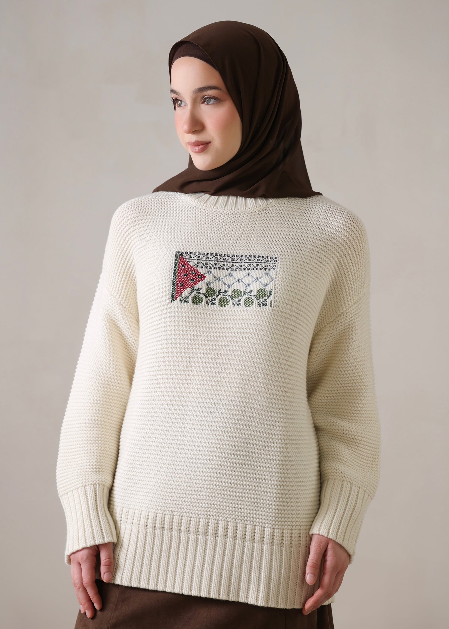 Palestine Knit Sweater – batulthecollection